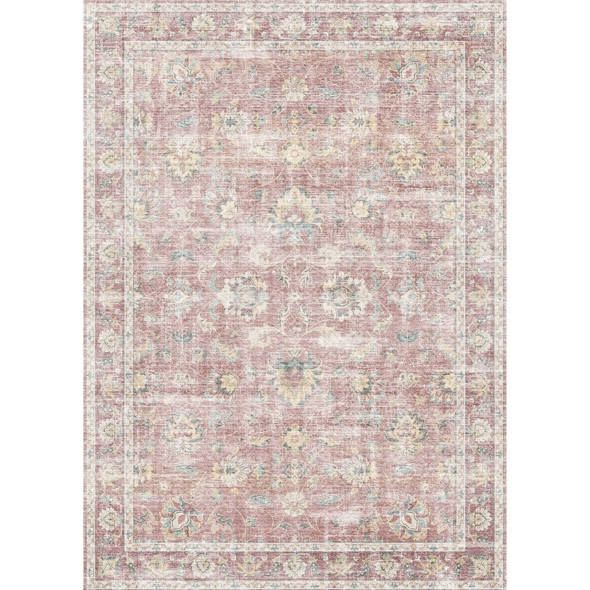 Elyse Pink Yellow Rug – rugmeup